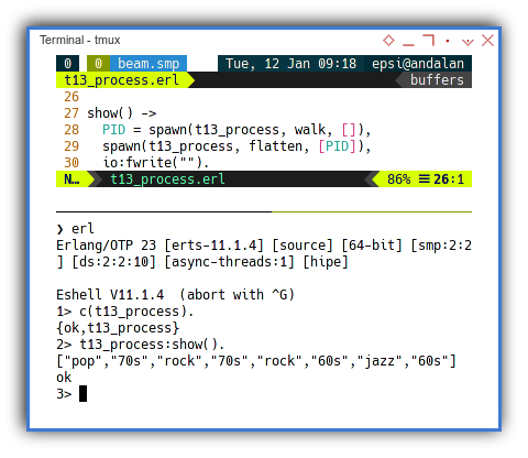 Erlang - Playing with Records